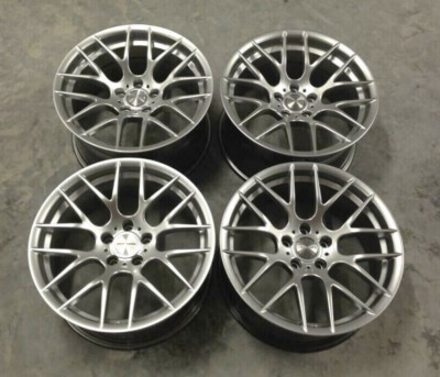 19" AVANT GARDE M359 SILVER WHEELS 19x9 / 19x10 RIMS FIT BMW E90 325 ...