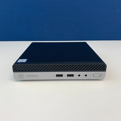 HP ProDesk 400 G3 Mini PC, Intel i5-7500T, 8GB RAM, 128GB SSD, Windows ...