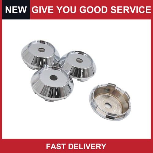 Universal Silver Tone 68mm 6 Lugs Car Wheel Rims Center Cap Hub Cover ...
