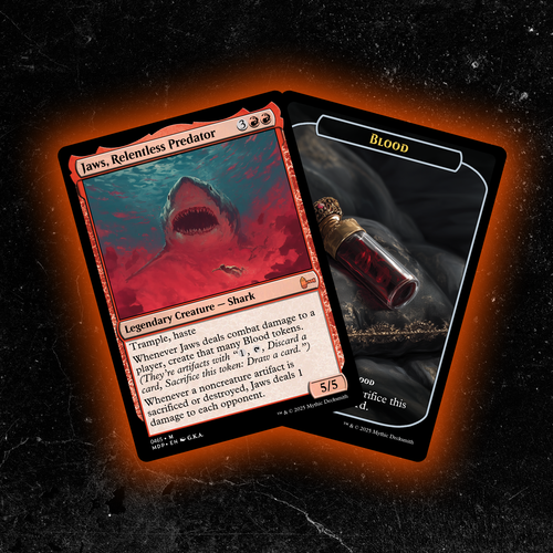 Jaws, Relentless Predator - Custom MTG Card - High-Quality | eBay