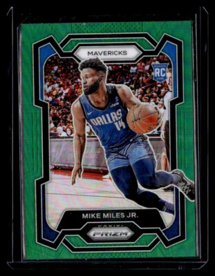 2023-24 Panini Prizm Basketball Mike Miles Jr. Rookie Green Prizm #295 ...