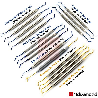 Titanium Coated Dental Filling Instruments Composite Plastic Filling ...