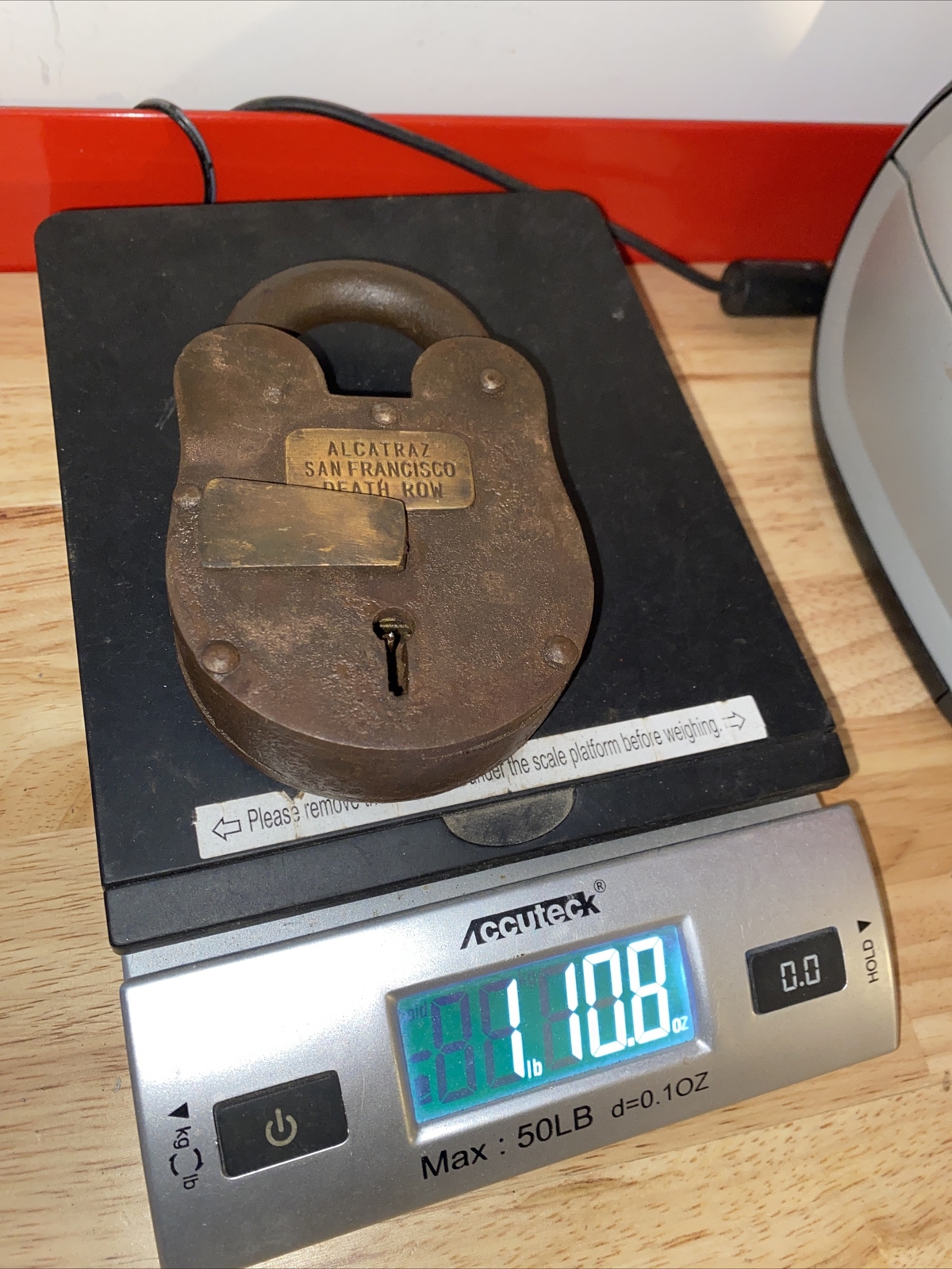 Alcatraz Padlock Key Set Lot 2 Keys Brass Lock Clint Eastwood Prison ...