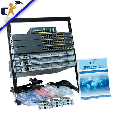 Cisco CCNA Security, 3 2801 Router, 3 2960 Switch & ASA Lab Kit *Rack ...