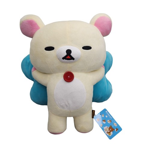 Korilakkuma San-X Bear on Blue Cloud 16" Plush Stuffed Japanese Toy NEW ...