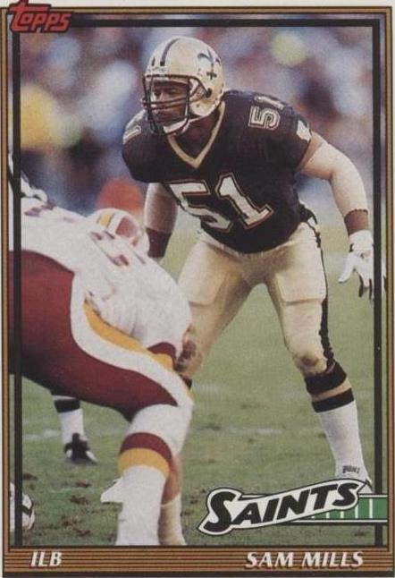 1991 Topps Sam Mills #318 for sale | eBay