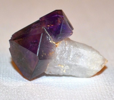 RARE African Quartz Crystal SCEPTER With Amethyst Head From Madagascar ...