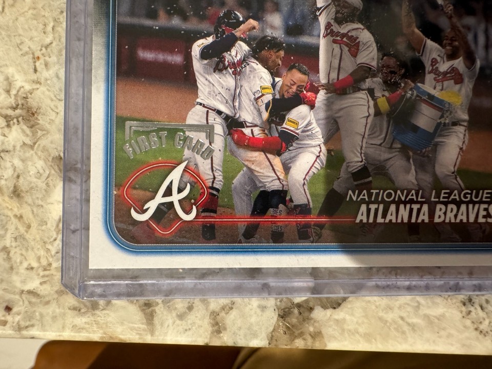 2024 Topps Series 1 Atlanta Braves Team Card #154 First Card 1/1 One of ...
