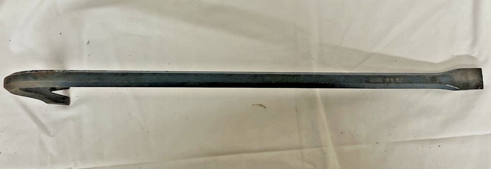 WRECKING BAR CROWBAR ~ STANLEY H1224 - 24" GOOSENECK PRY BAR ~ ORIGINAL ...