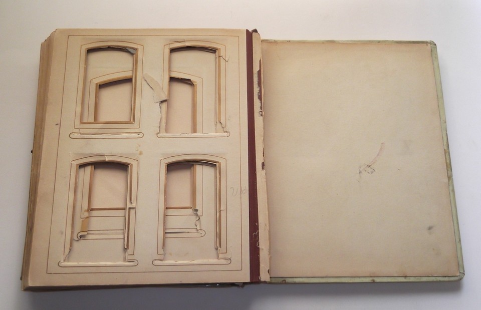 Victorian Era Bakelite Cover Antique Photo Album With Pages Celluloid ...