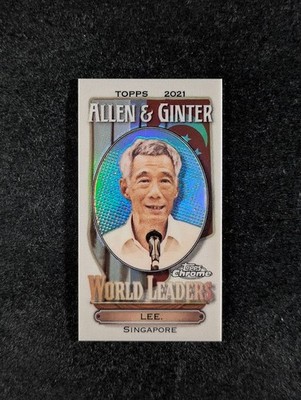 2021 Topps Allen & Ginter Chrome LEE HSIEN LOONG Mini World Leaders # ...