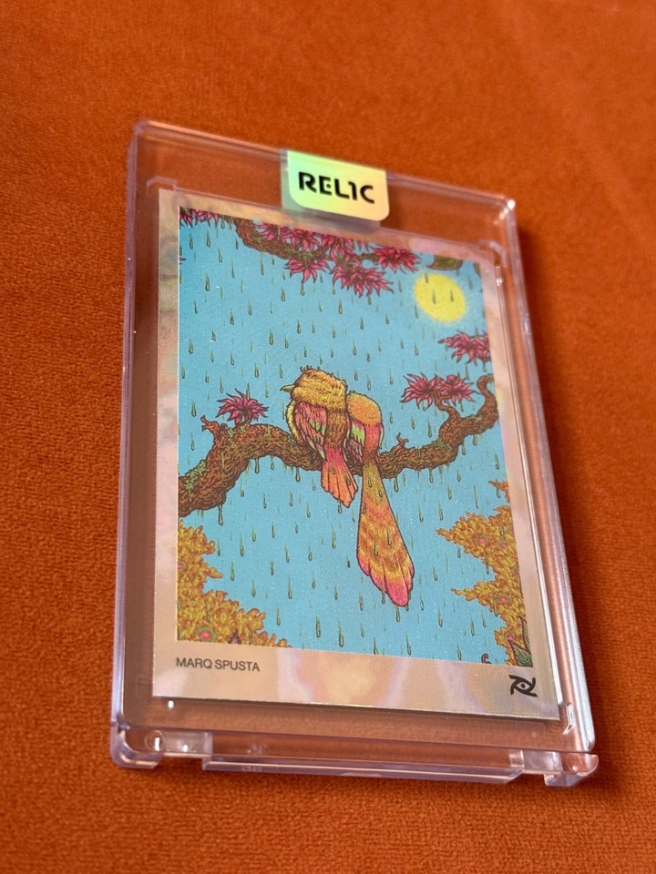 Marq Spusta: Couple of Birds in the Rain Trading Card Foil Collectionzz ...