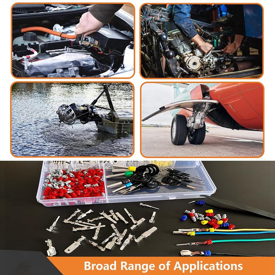 Car Automotive Waterproof Electrical Wire Connector Pin Kit with Box ...