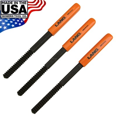 Lang 3pc Thread Restoring File Set SAE & Metric MADE IN USA Rethread ...