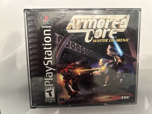 Armored Core Master Of Arena PS1 Disc 1&2 inside - Original Case ...
