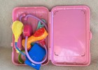 FISHER PRICE PINK MEDICAL KIT DOCTOR PLAY SET CASE & TOOLS TOYS R US ...
