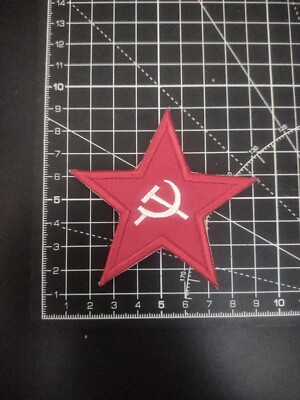 Soviet Iron/Sew On Patch. USSR Cccp Hammer And Sickle Communist Russia ...