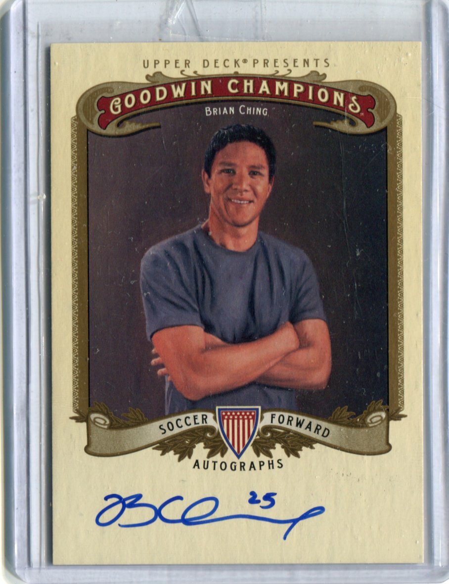 2012 Upper Deck Goodwin Champions - Autographs #A-CG Brian Ching (AU ...
