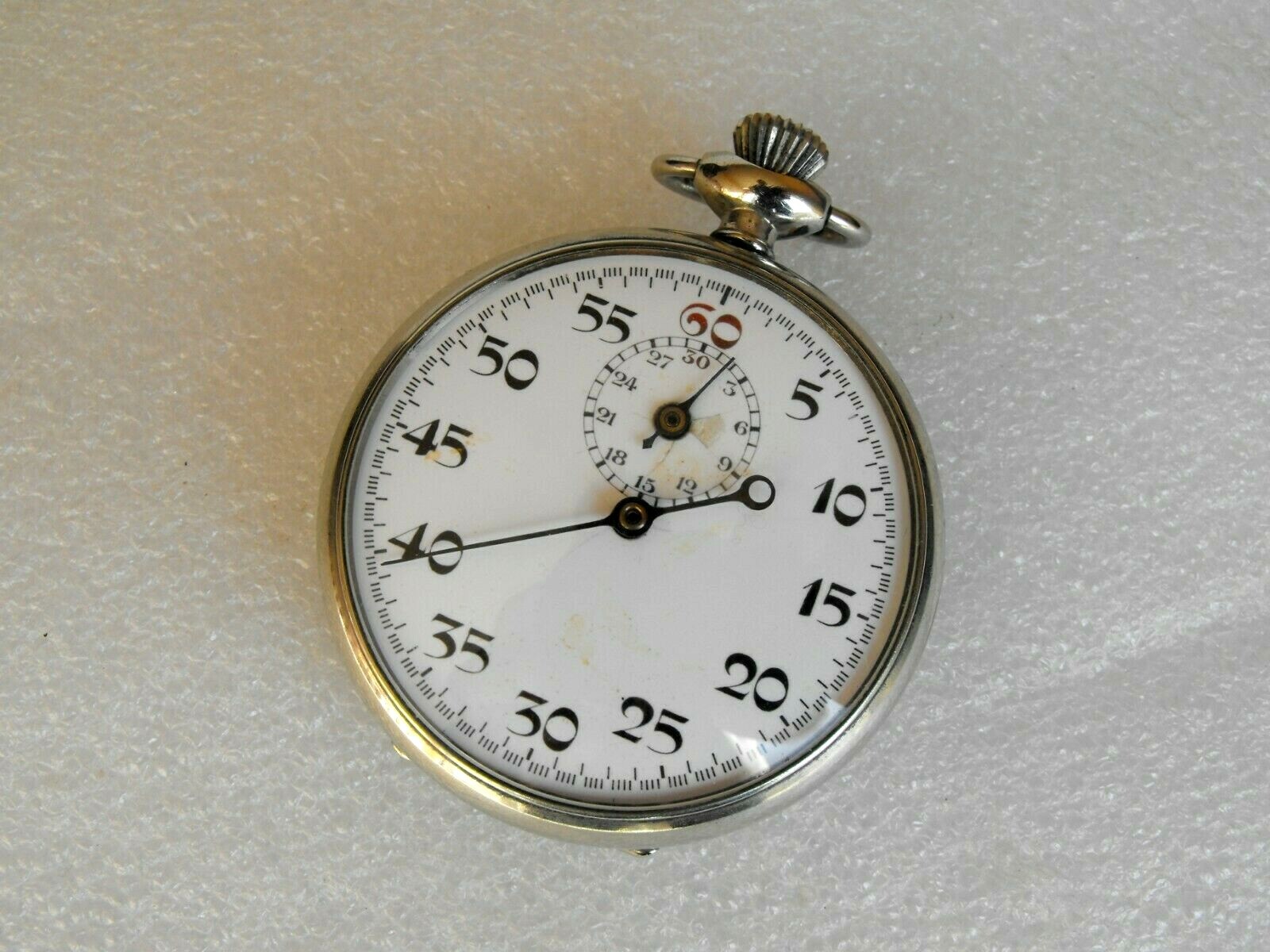 VINTAGE WWII GERMANY MILITARY STOPWATCH D.R.P. 100230 MOVEMENT 3364 ...