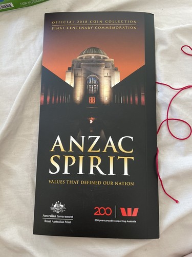 2018: ANZAC Spirit - Values That Define Our Nation -15 Coin Collection ...
