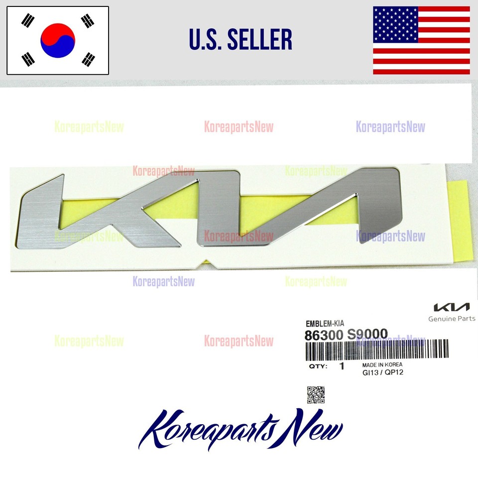 FRONT Grille Emblem Mark *KIA* 86300S9000 ⭐OEM⭐ Kia Telluride 2022-2023 ...