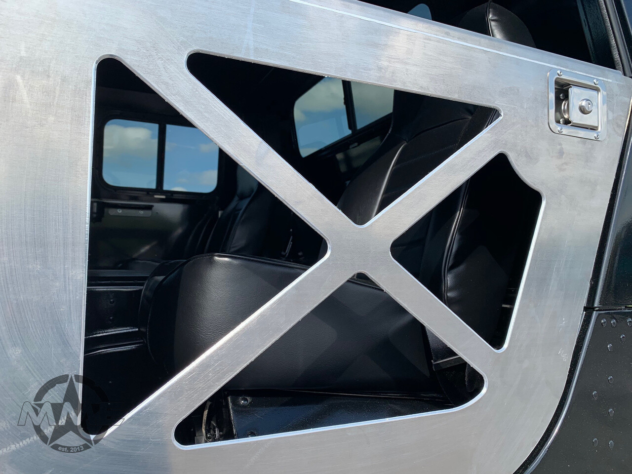 "OPEN X-PATTERN" ALUMINUM HALF DOORS KIT For HMMWV HUMVEE (Set of 4 ...