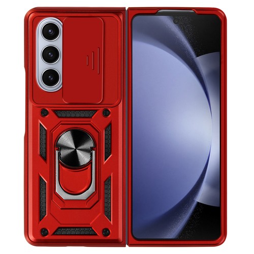 Shockproof Case for Samsung Galaxy Z Fold 5 Sliding Camera Cover Red | eBay