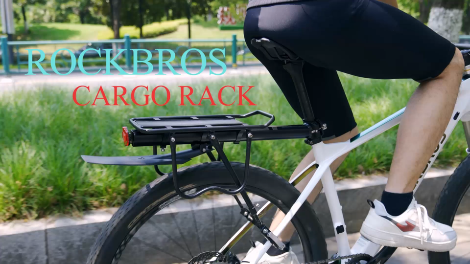 ROCKBROS Bike Rear Rack Luggage Carrier QuickRelease Pannier Rack 24-29 ...