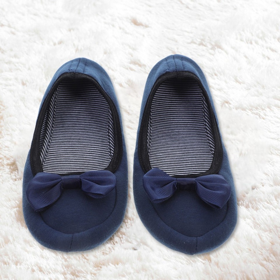 24 .5cm Flat Roll up Slippers Flexible Trip Cozy Foldable Shoes for ...