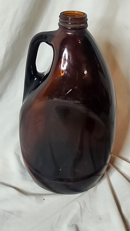 Vintage Amber Glass Bleach Bottle Jug Beautiful Rare Unique | eBay UK