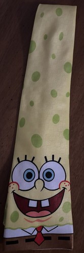 Vintage NICKELODEON SPONGEBOB SQUAREPANTS SquareTie Neck Tie 2002 ...