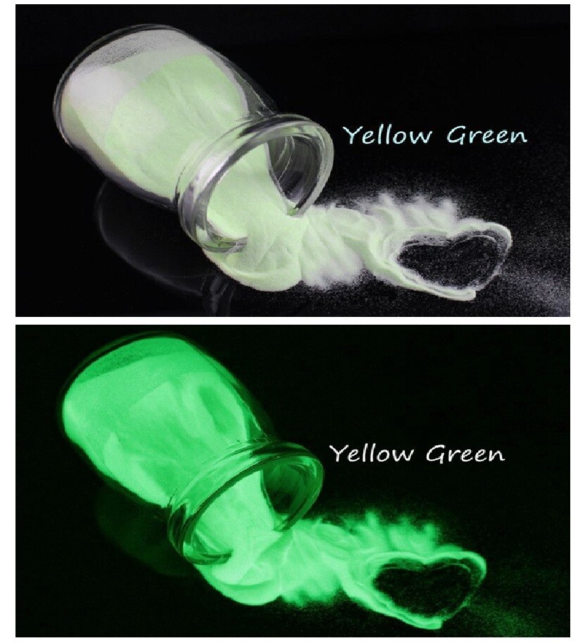 50g Glow powder Luminous phosphor Pigment for DIY Paint Print ,Glow in ...
