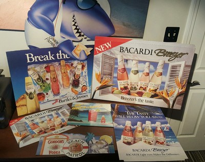 7 BACARDI BREEZER BARTLES JAYMES GORDON'S VODKA SEX BEACH VINTAGE ...