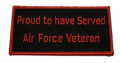 USAF PROUD TO HAVE SERVED AIR FORCE VETERAN PATCH SERVICE PRIDE AIRMAN ...