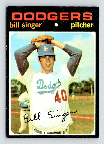 1971 Topps Card, #145 Bill Singer, Los Angeles Dodgers | eBay