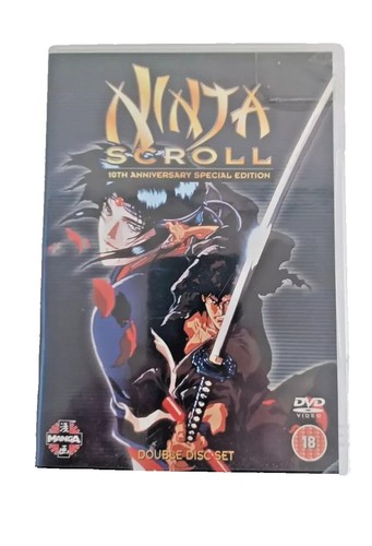 Ninja Scroll DVD 10th Anniversary 2 x DVD Special Edition Manga Anime ...