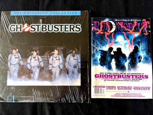 GHOSTBUSTERS-1984 (Criterion Collection Laser Disc) & RUE MORGUE #151 ...