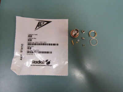 RADIALL 6001-7051-003 Qty of 2 per Lot RF CONNECTORS / COAXIAL ...