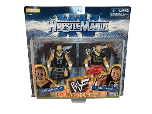 1998 WWF WRESTLEMANIA XV TAG TEAM Headbangers Thrash & Mosh 2-Pack NEW ...