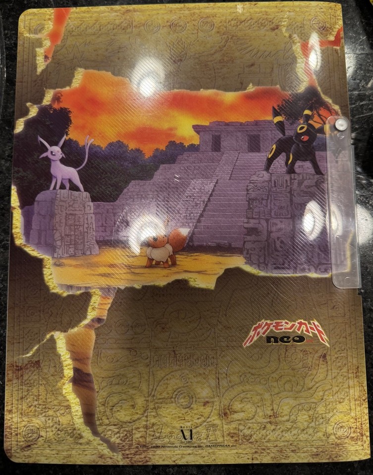 Neo Premium File 2 Folder & Cards Set Neo Genesis Japanese Pokemon Card ...