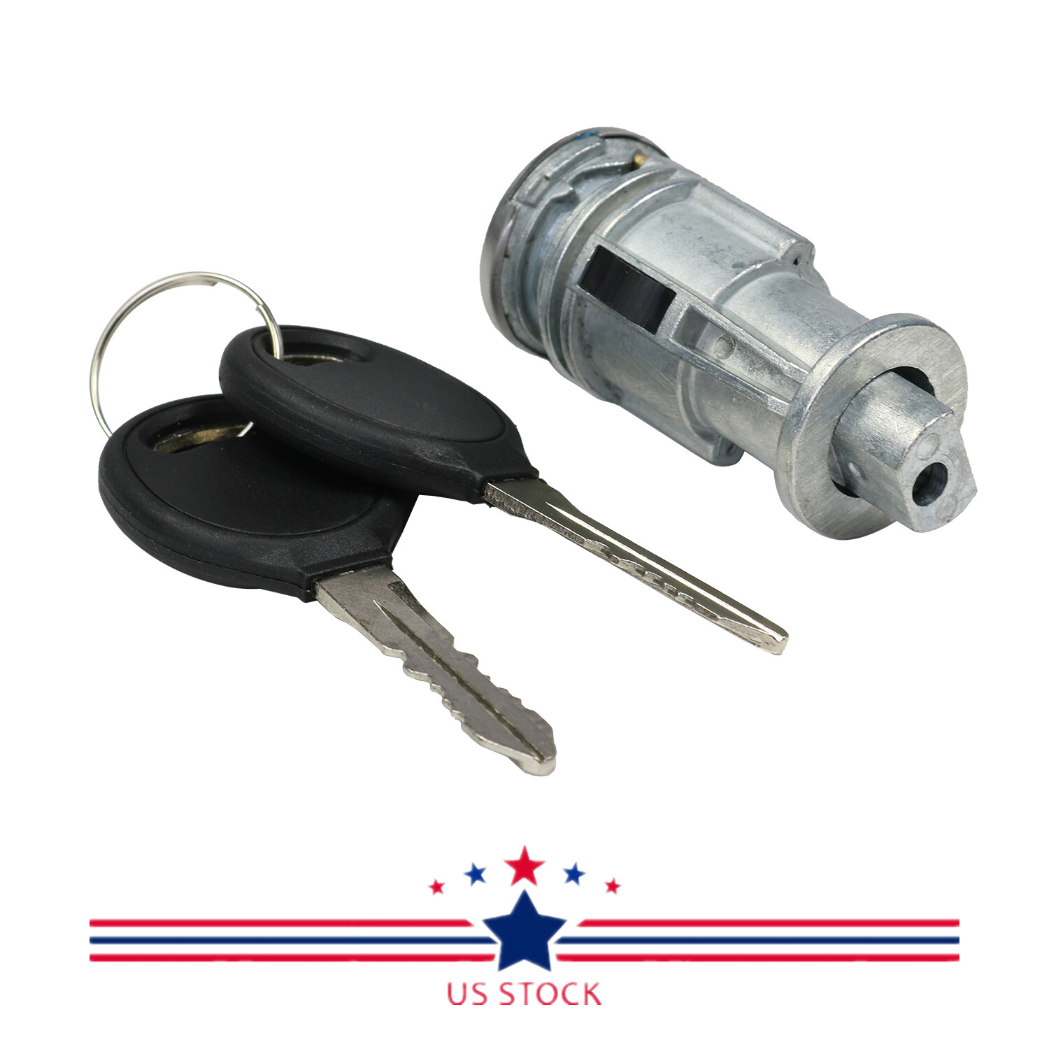 Chrome Ignition Switch Cylinder w/ Keys For Chrysler Dodge Caravan ...