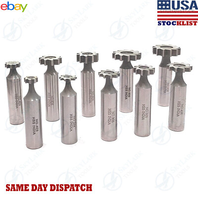 HSS Woodruff Key Cutters Set Made Of M2 Grade HSS 10 Pieces | eBay