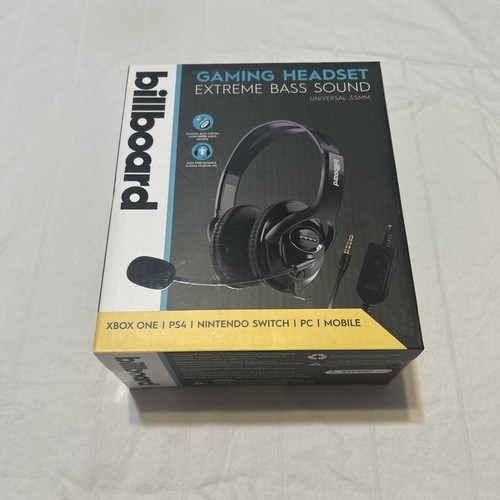 NEW Billboard Gaming Headset - Dual Ear with Mic - Model BB2842 | eBay