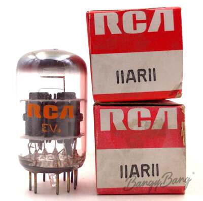 2 Vintage 11AR11 RCA Twin Pentode Compactron TV Valve- BangyBang Tubes ...