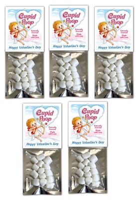 5 Pack Valentine's Day Cupid's Poop Funny Kids Party Favor Card ...
