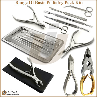 Podiatry Basic Pack Instruments Toenail Removal Ingrown Surgery ...