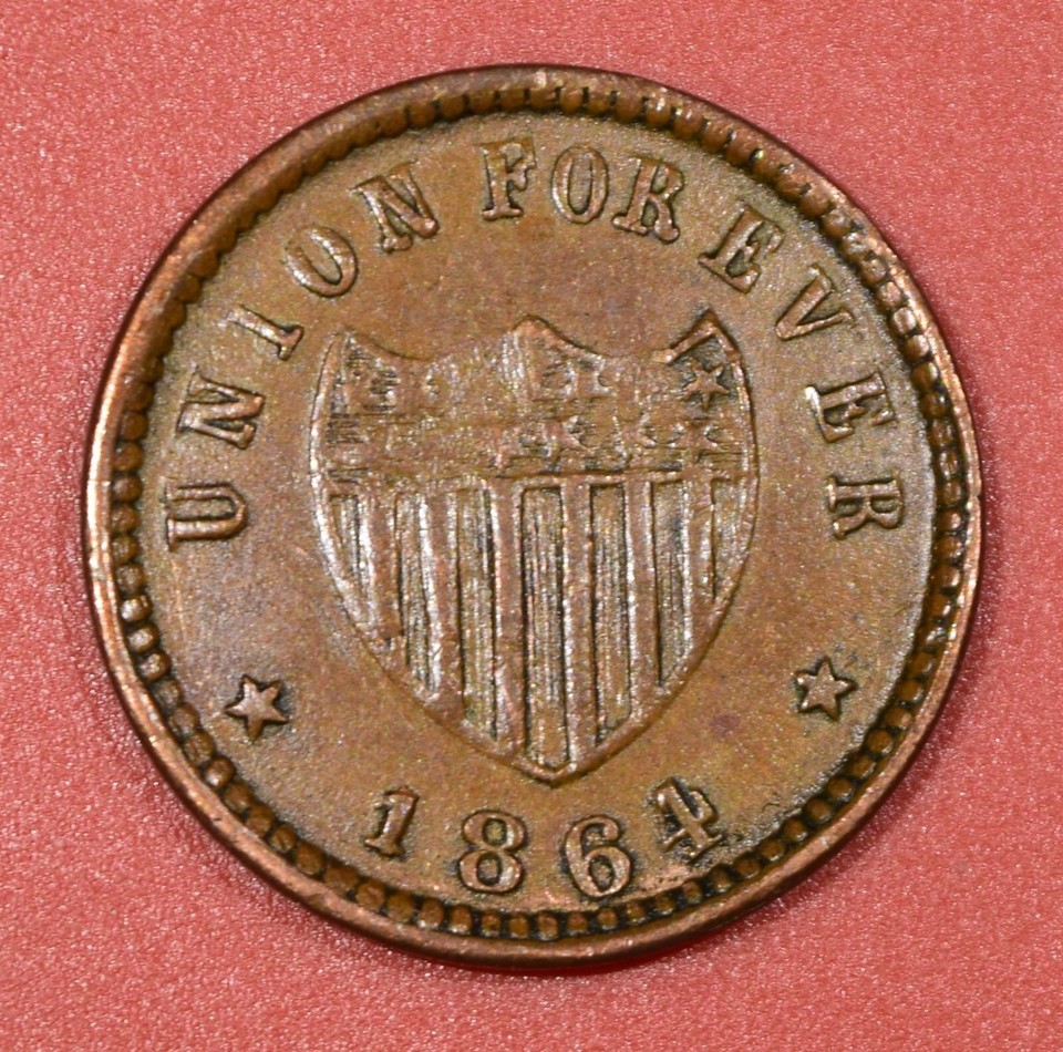 1864 Civil War Token *Union Forever* "XF" *Free S/H After 1st Item* | eBay