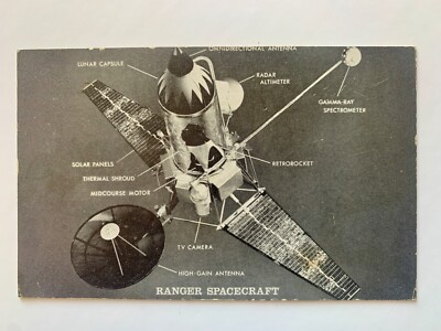 NASA Ranger IV Spacecraft Card #8 Exhibit Supply Co Trading Card Fan ...