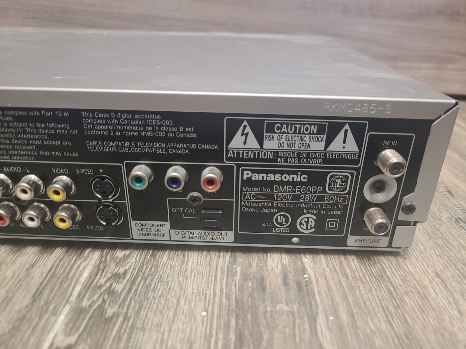 Panasonic DMR-E60 DVD Recorder Video Edit Check Description | eBay