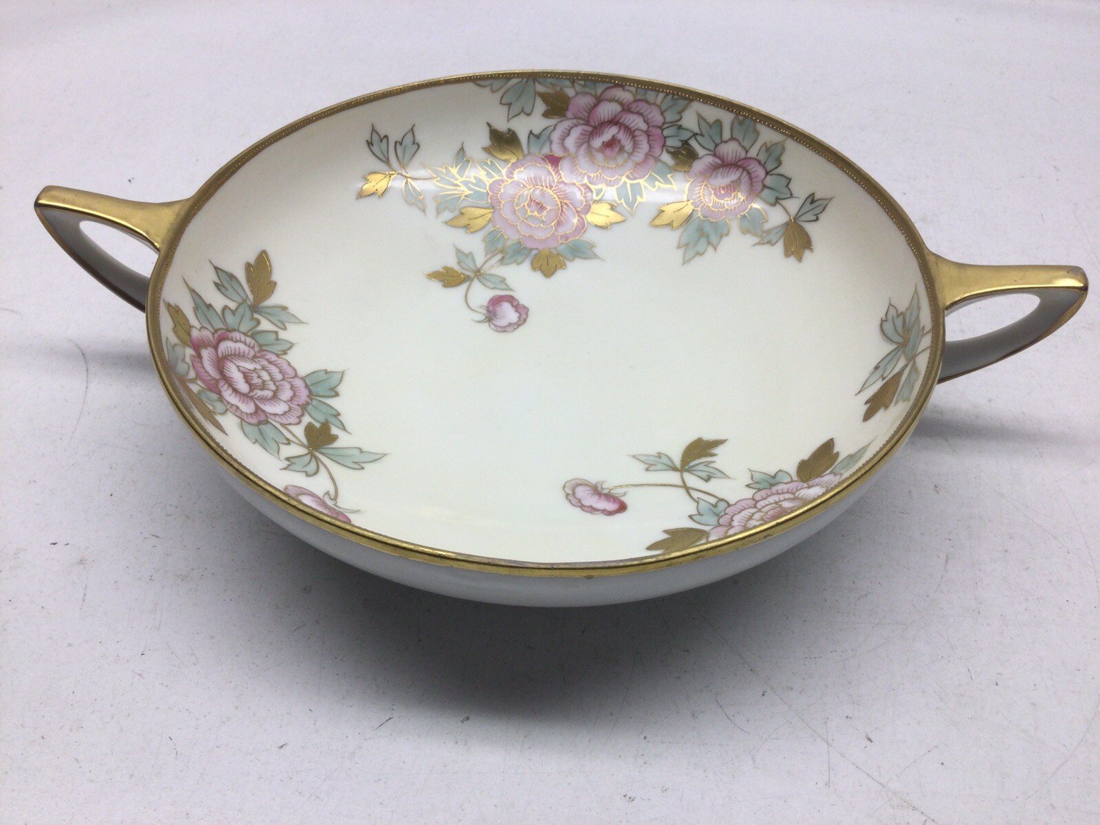 Vintage Hand Painted Nippon Two Handled Bowl Morimura Bros. | eBay